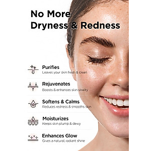 Hanskin Real Complexion Hyaluronic Skin Essence, Hydrating Toner for Dry, Dull, Sensitive Skin - Hyaluronic Acid Collagen Moisturizing Purifying Paraben-Free Korean Skincare for Face [5.07 fl. oz.]