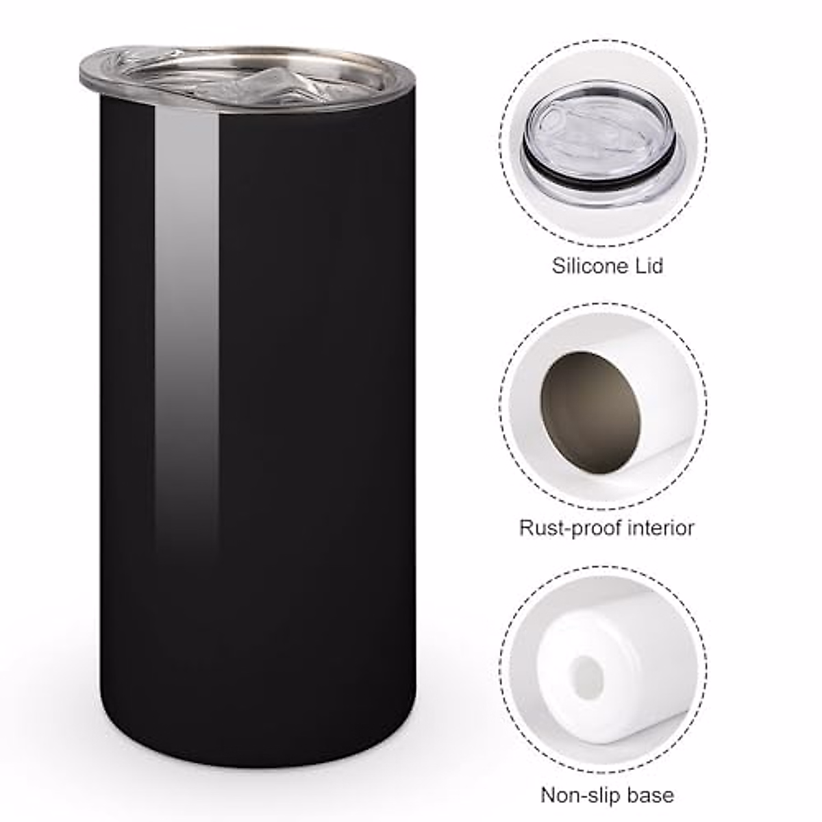 German Shepherd U.S. Flag Funny Coffee Mug Stainless Steel Travel Insulated Tumbler Double Wall Water Cup 10 Oz