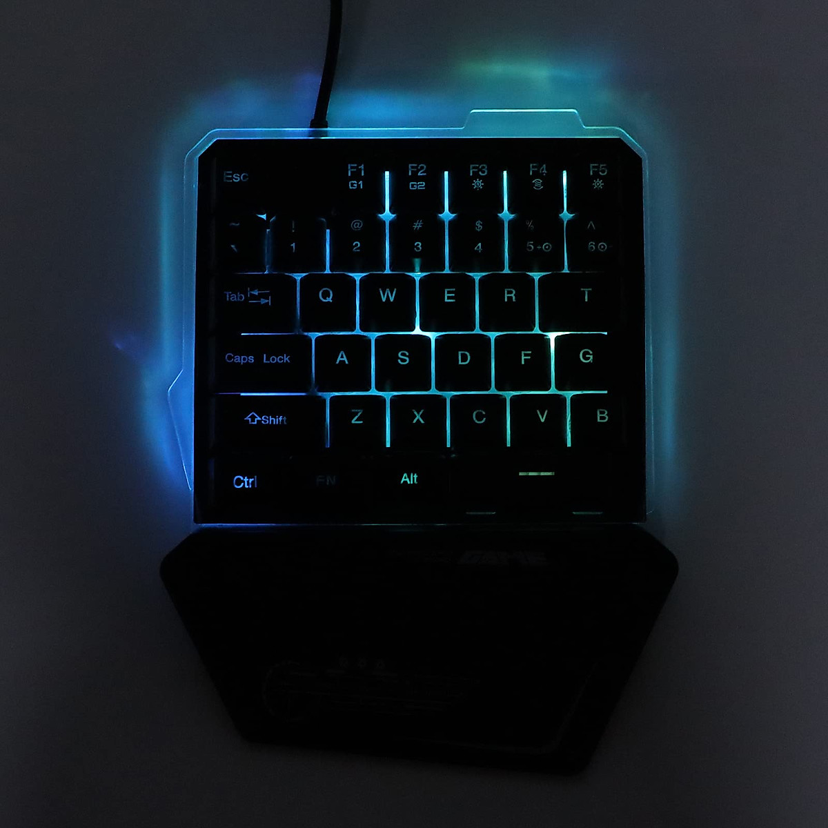 One-Handed RGB Mechanical Gaming Keyboard, 35 Keys Portable Mini RGB Gaming Keyboard support for Vista/for Win7/for Win8/for WIN10/for Android/for OS