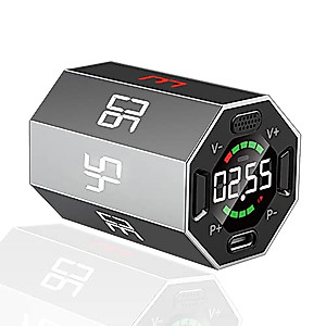 Digital Kitchen Timer, Desk Timer Cube,desktop timer,5 Volume Levels, Visual Timers LCD Display Magnetic Countdown Countup Timer for Kitchen, Homework, Exercise, Game, Baking, Meditation, USB Charging