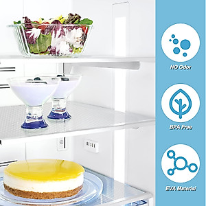 MYITYARD Shelf and Drawer Liner for Kitchen Cabinets, Waterproof Non-Slip Non-Adhesive Refrigerator Mat for Cupboard, Pantry Shelves, Bathroom, 12in * 16.4ft