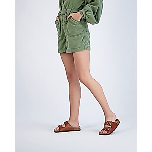 CUSHIONAIRE Women's, Lane Slide Sandals Brown 6.5 M