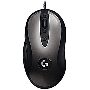 Logitech G MX518 Gaming Mouse Hero Sensor 16, 000 Dpi Arm Processor 8 Programmable Buttons (European Packaging) - Black