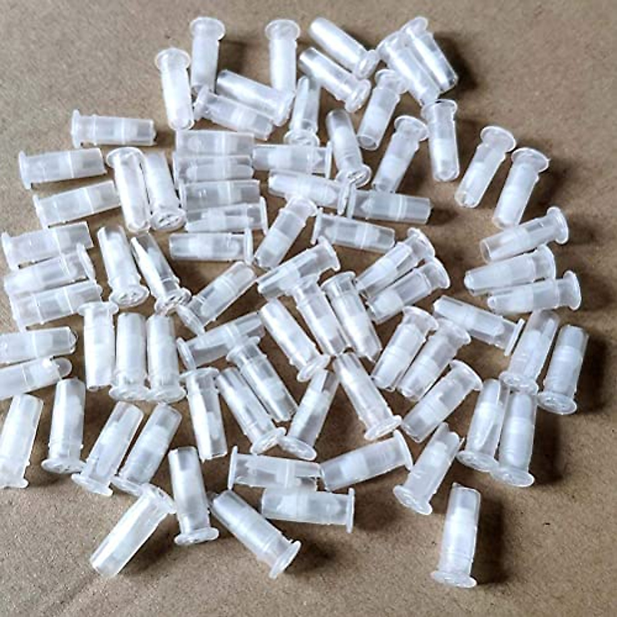 100pcs Pet Toy Balls Replacement Squeakers Dog Pet Toys Noise Maker Insert Replacement BB Squeaker Reed Shoes Whistle for Craft Supplies 1.5cm