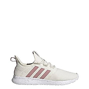 adidas Women's Cloudfoam Pure 2.0 Running Shoe, Chalk White/Magic Mauve/Alumina, 7.5