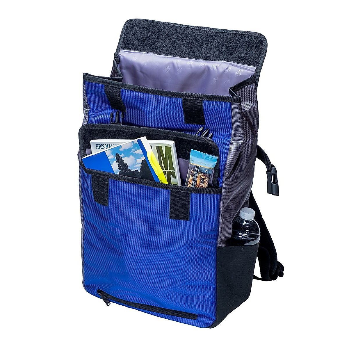 Case-It Laptop Backpack 2.0 with Hide-Away Binder Holder, Fits 13 Inch and Some 15 Inch Laptops, Black (BKP-202-BLK)