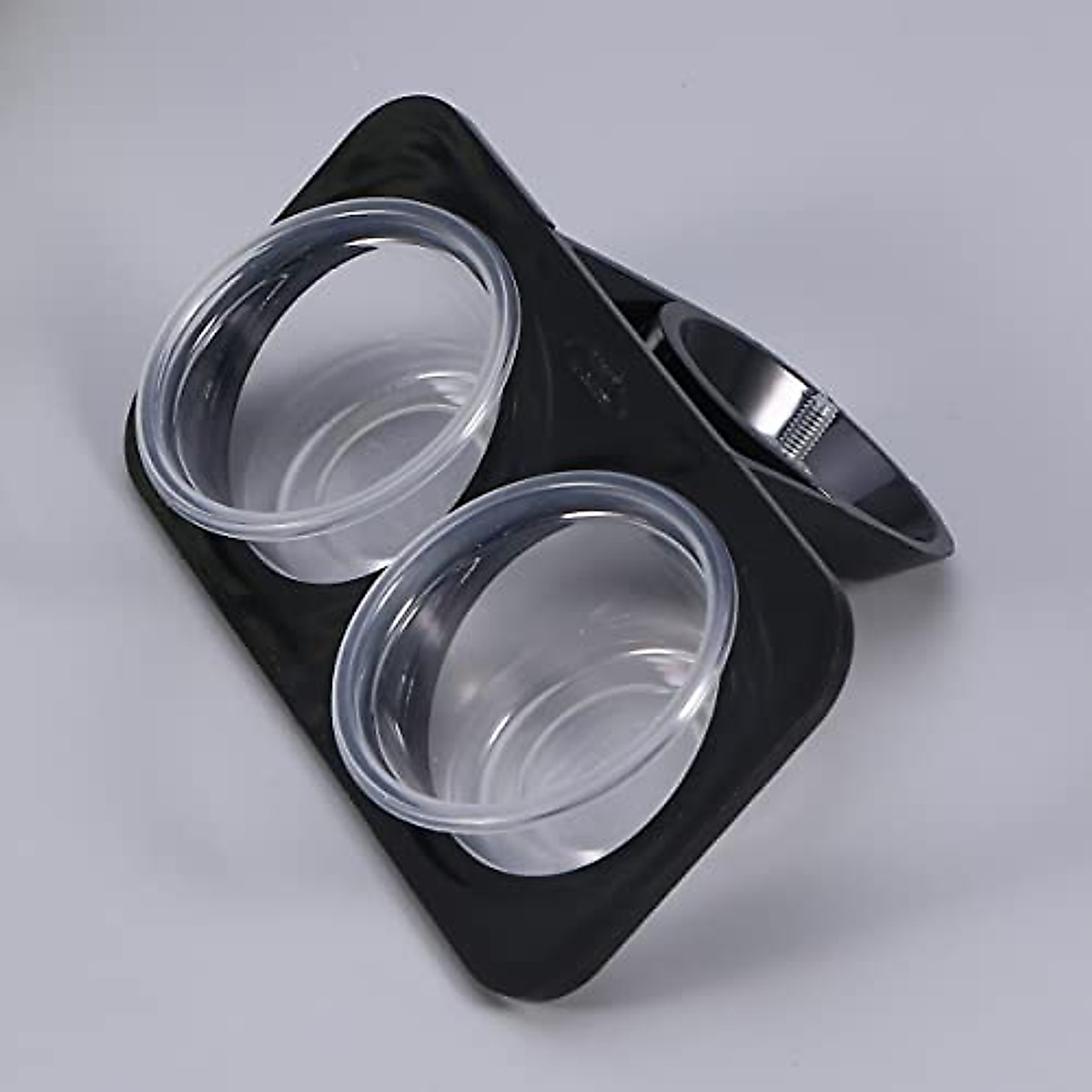 Mipcase 2pcs X Water Drinking Scorpion- Grid Feed Bark Type| Calcium Turtle Ledge-Small Plastic Geckos Sand Feeder Iguana Reptiles Supplies Fountain Cork Double Improved Tank Small