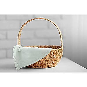 ROYALE LINENS Flour Sack Dish Towels - 33" X 38" Kitchen Towel - Super Absorbent White Flour Sack -100% Ring Spun Cotton -Tea Towels - for Embroidery, Cloth Diapers, Cheese Strainers (12 Pack, White)