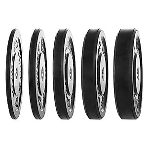 Lifeline Rubber Bumper Plate - Multiple Weight Options ,15 LBS