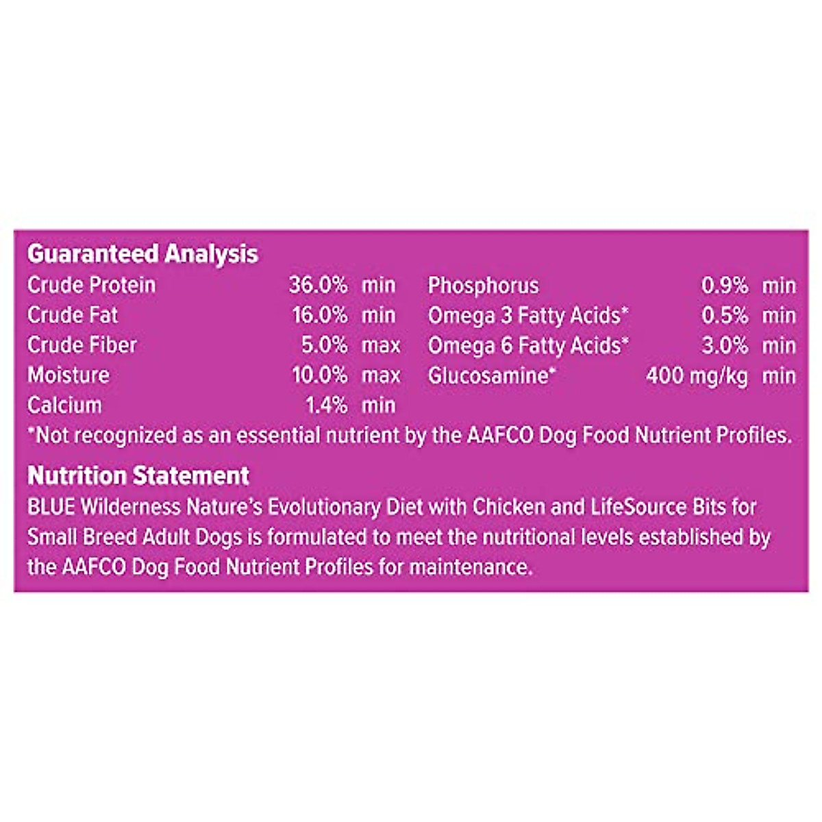 Blue Buffalo Wilderness High Protein, Natural Adult Small Breed Dry Dog Food, Chicken 11-lb