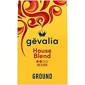 Gevalia House Blend Medium Roast 100% Arabica Ground Coffee, for a Keto and Low Carb Lifestyle (20 oz Bag)