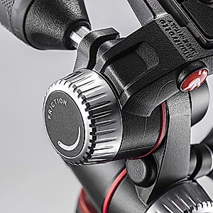 Manfrotto X-PRO 3-Way Tripod Head, for Camera Tripods, Fluid Ball Head, Camera Stabilizer, Photography Accessories for Content Creation, Professional Photography