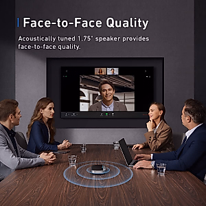 Anker PowerConf Bluetooth Speakerphone & AnkerWork SR500 Conference Speaker and Microphone with Deep Learning, 6 Mics, Enhanced Voice Pickup, 24H Call Time, AI Noise Cancellation