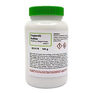 ALDON Innovating Science Reagent-Grade Copper (II) Sulfate, Anhydrous, 100g - The Curated Chemical Collection