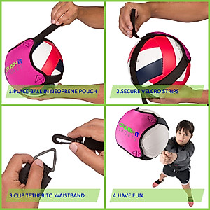 Crush It Sports Volleyball Training Aid (Pink)