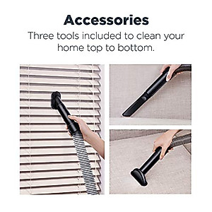 EUREKA PowerSpeed Lightweight Powerful Upright Vacuum Cleaner for Carpet and Hard Floor, Pet Turbo, Black