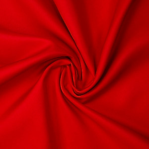 Gee Di Moda Round Tablecloth - 70 Inch Red Round Table Cloth for 24 to 48 Inch Round Tables - Heavy Duty Washable Fabric - for Buffet Table, Holiday Party, Dinner, Wedding & Baby Shower