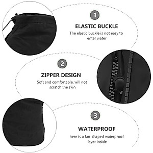 Holibanna Waterproof Bike Motorcycle Shoes Covers Rain Snow Boots Covers Reusable Slip Resistant Overshoes for Cycling Outdoor Camping Fishing Garden XXL