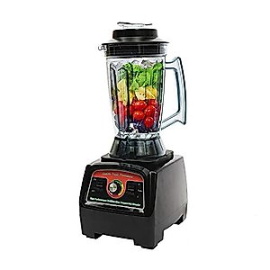 3.9L Commercial Blender Smoothie Maker Wet & Dry Universal Fruit Juicer Ice Crusher Shaved Ice Smoothie Machine 2800W Frozen Fruit Countertop Blender Heavy Duty Blender Milk Shaker Grains Processor
