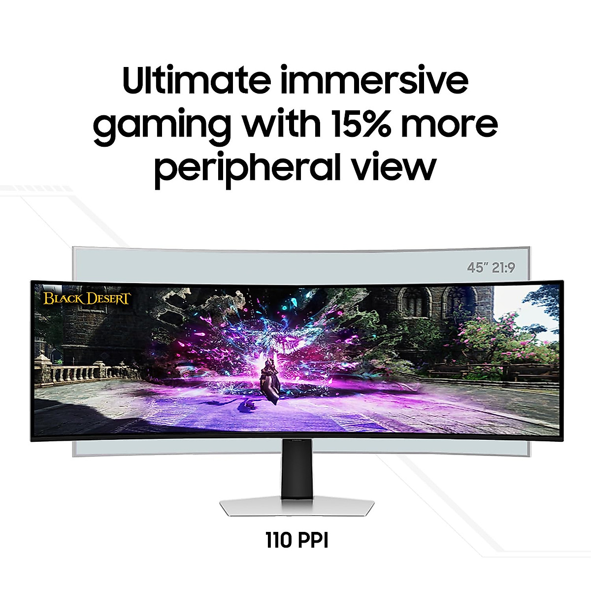 SAMSUNG 49" Odyssey QD-OLED (G93SC) Series Curved Gaming Monitor, 240Hz, 0.03ms,Dual QHD,DisplayHDR True Black 400,AMD FreeSync Premium Pro,Height Adjustable Stand,3 Year Warranty,LS49CG932SNXZA