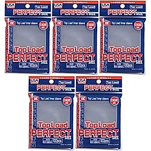 KMC Size Sleeves USA Version 5 Packs of 100