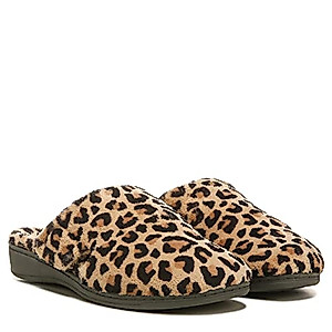 Vionic Gemma - Orthaheel Orthotic Slipper Natural Leopard - 9 Medium