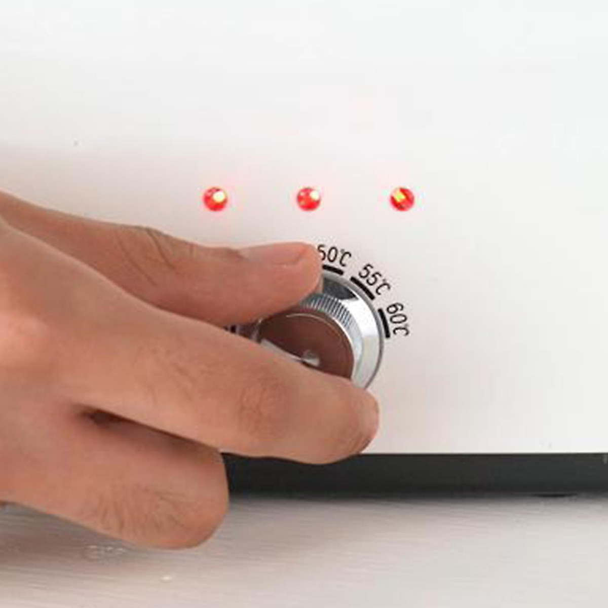 Master Massage Three Bottles Massage Oil, Lotion, Cream Warmer Heater with Empty Bottles- Massage Cream Heating Device- Salon Spa Body Therapy, White