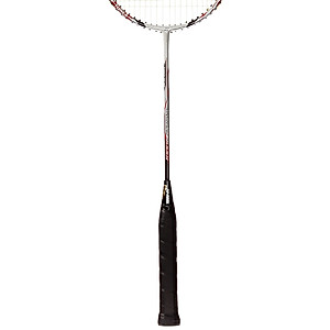 YONEX Badminton Racket Nanoray Series 2018 with Full Cover Professional Graphite Carbon Shaft Light Weight Competition Racquet High Tension Fast Speed Performance (NR7000I - White/Red, Pack of 1)