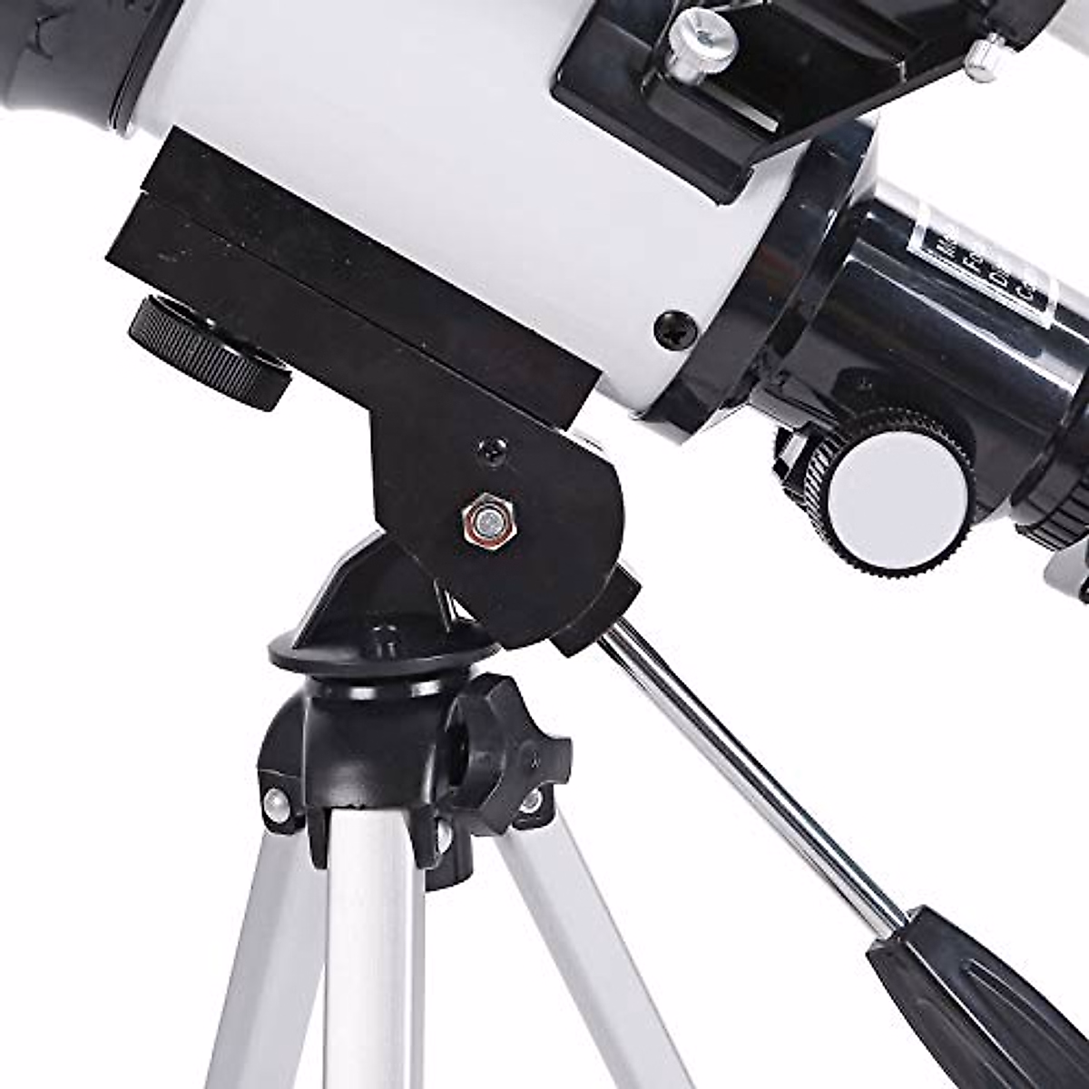 Durable Telescope 70mm Aperture 400mm AZ Mount,Astronomical Refractor Telescope Aperture for Kids Adults & Beginners,Fully Multi-Coated Optics,Portable Refractor with Tripod (White B)