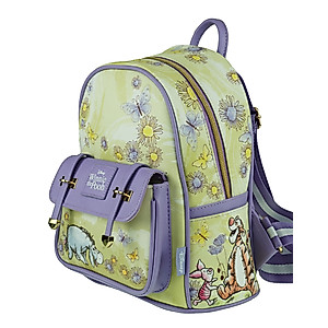 KBNL Eeyore 11inch Faux Leather Mini Backpack - A21775,Multicoloured,Medium
