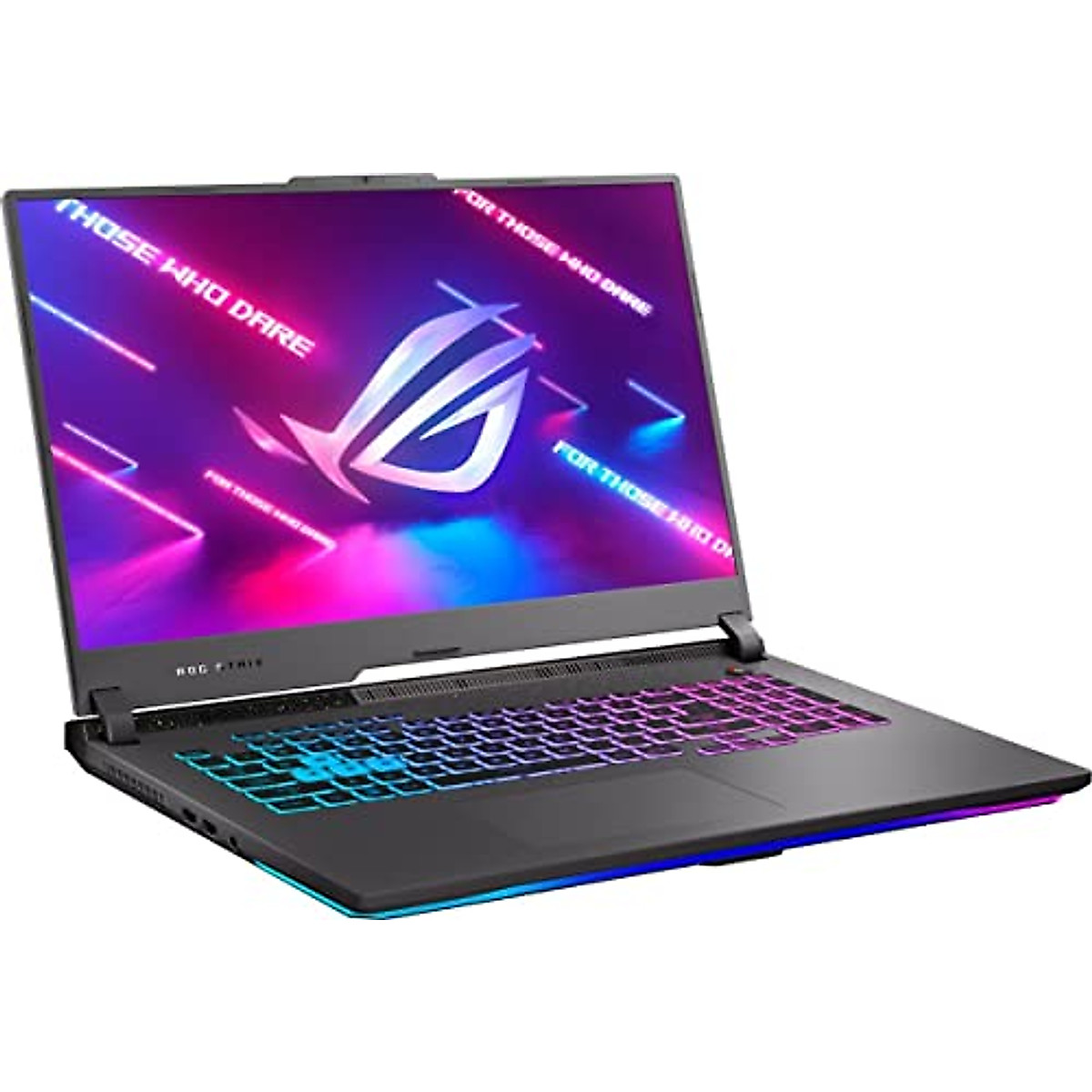 ASUS ROG Strix G17 GS713 Gaming & Entertainment Laptop (AMD Ryzen 9 7945HX 16-Core, 64GB DDR5 4800MHz RAM, 2x8TB PCIe SSD RAID 0 (16TB), GeForce RTX 4060, 17.3" 240Hz Win 11 Pro) with DV4K Dock