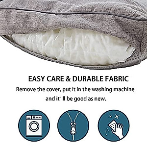 BDEUS 6" Floor Mattress Futon Mattress with Pillow, Kids Dormitory Mattress Tatami Mat Sleeping Pad with Washable Cover and Anti-Slip Bottom, Floor Lounger Bed (50 x 36 Inch)