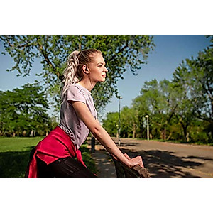 Over Ear Earbuds Wired, in Ear Earphones with Microphone, Sport Headphones for Running, Workout, Exercise and Gym by Magnavox (Yellow)