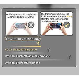 TWS KZ Z3 True Wireless in-Ear Earbuds Bluetooth 5.0 Headphones - for Sport/Workout, Hybrid Driver Noise Cancelling Bluetooth Earphones