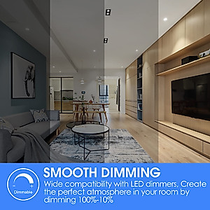 Energetic Dimmable MR16 6W 12V LED Light Bulb, 50W Halogen Equivalent, CRI 90+, GU5.3 Bi-Pin Base, 40 Degree Beam Angle, 3000K Warm White, for Landscape, Recessed, Track Lighting, UL Listed, 12Pack