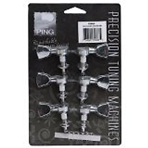 Ping 6 String Electric Guitar Pack, Ambidextrous, Chrome (P2654A)