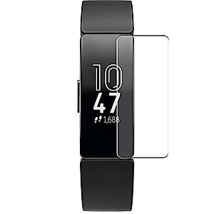 Puccy 3 Pack Screen Protector Film, compatible with Fitbit Inspire Fitness Tracker Smart Watch TPU Guard （ Not Tempered Glass Protectors ）