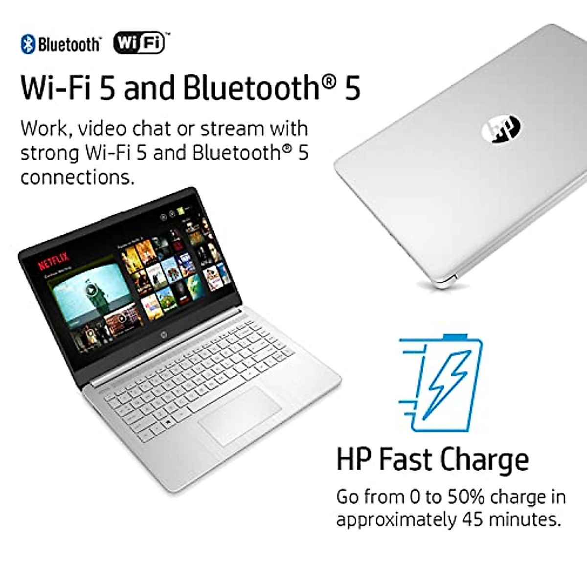 HP 14 Laptop, 14" Touchscreen Display, AMD Ryzen 3 3250U Dual-core Processor, HDMI, Online Conference Ready, Light-Weight Laptop for Home use and Student, Windows 11(16GB RAM | 1TB SSD)