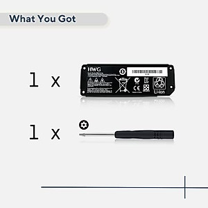 HWG 061384 Battery Replacement Compatible with Bose SoundLink Mini One, fits 061384 061385 061386 063404 063287 [21.46Wh / 2900mAh] - NOT for Bose SoundLink Mini II