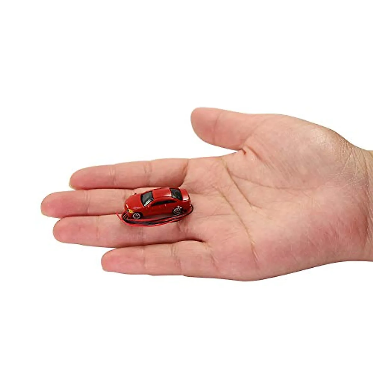 EC150 12pcs 1:150 N Scale Model Lighted Cars (Color Random) with 12V LEDs for Building Layout New