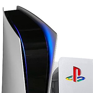 Power Light Decal and Underlay Sticker Combo for PS5 Playstation 5 (Blue)