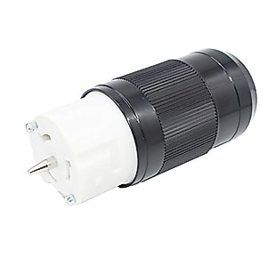 X-Haibei RV 50A 125V 250V Generator Connector NEMA SS2-50R Female Locking Power Cord Plug 12500 Watts