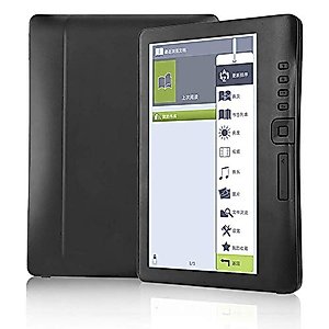 E-Reader, BK7019 Portable 7inch TFT LCD Waterproof Colorful Screen E-book Reader Integrated Body Ultra-clear Digital Book Read Built-in Music, Video, Photos, 2100mAh Battery Supports TF Card (8G )