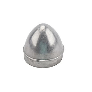 Chain Link Fence 2 1/2" (2 3/8" Outer Diameter) External Acorn Post Caps | Die Cast Aluminum Caps | Chain Link Caps | (Pack of 10)