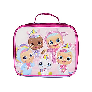 INTIMO Cry Babies Magic Tears Characters Unicorn 3 PC Backpack Lunchbox Pencil Pouch