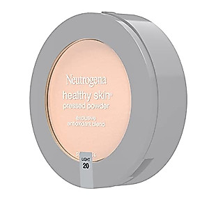 Neutrogena Healthy Skin Pressed Makeup Powder Compact with Antioxidants & Pro Vitamin B5, Evens Skin Tone, Minimizes Shine & Conditions Skin, Light 20.34 oz