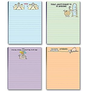 Funny Dog Theme Pads - 4 Assorted Note Pads