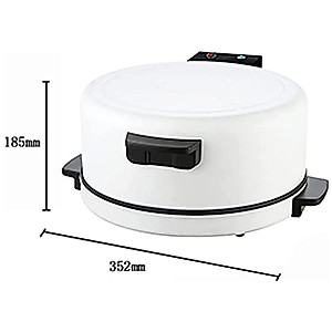 Electric Pizza Maker, Pizza Oven, Power Ready and Indicator Lights, Double-Sided Nonstick Heating Plate, Perfect for Pizzas, Pancake, Nachos, Fajitas, Omelettes,Red