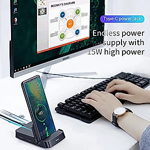 CHYSP 7 in 1 USB Type C Hub Docking Station USB-C to HDMI USB 3.0 HUB SD TF Card PD Adapter