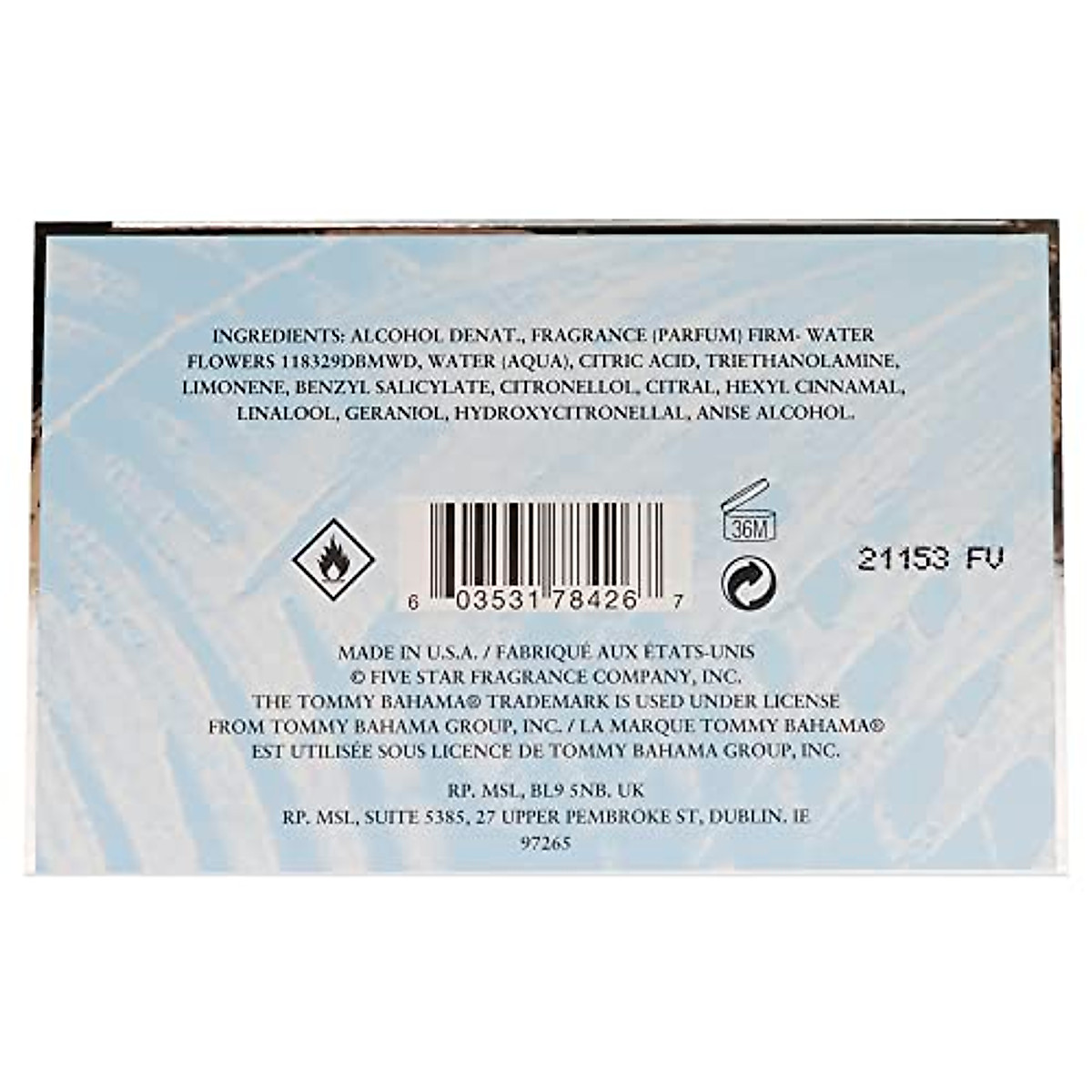 TOMMY BAHAMA VERY COOL Eau de Parfum Spray for Women, 3.4 Ounce